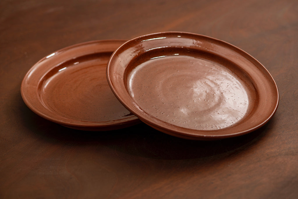 Redware Dinner Plates - Samson Historical