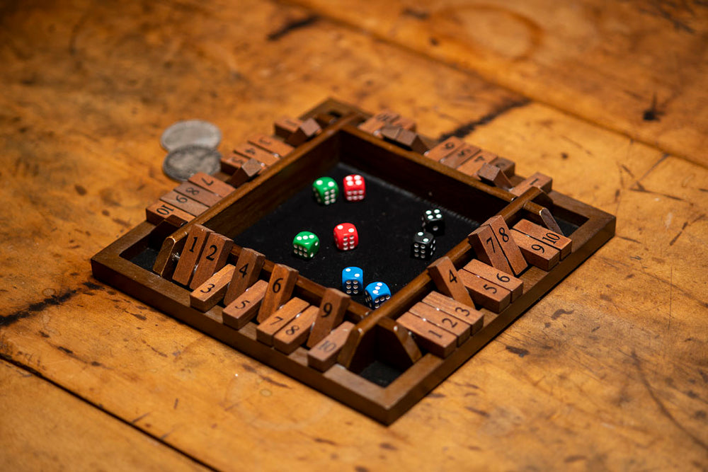 Four Player Shut the Box- mini - Samson Historical