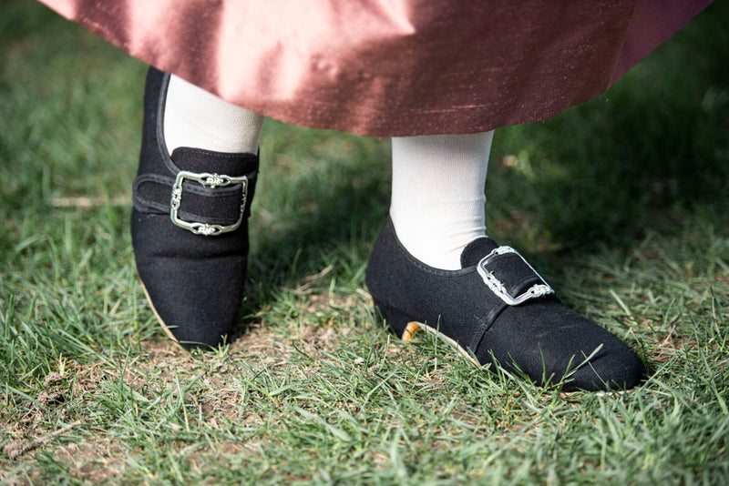 Women's Shoes & Buckles - 18th Century - Samson Historical